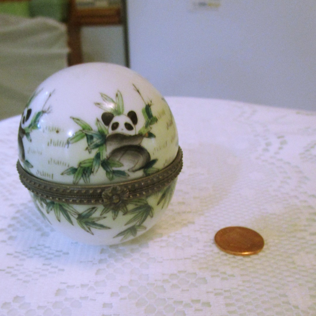 Trinket Box, Panda Bears, Ring Box, Vintage Pandas, Chinese Decor ...