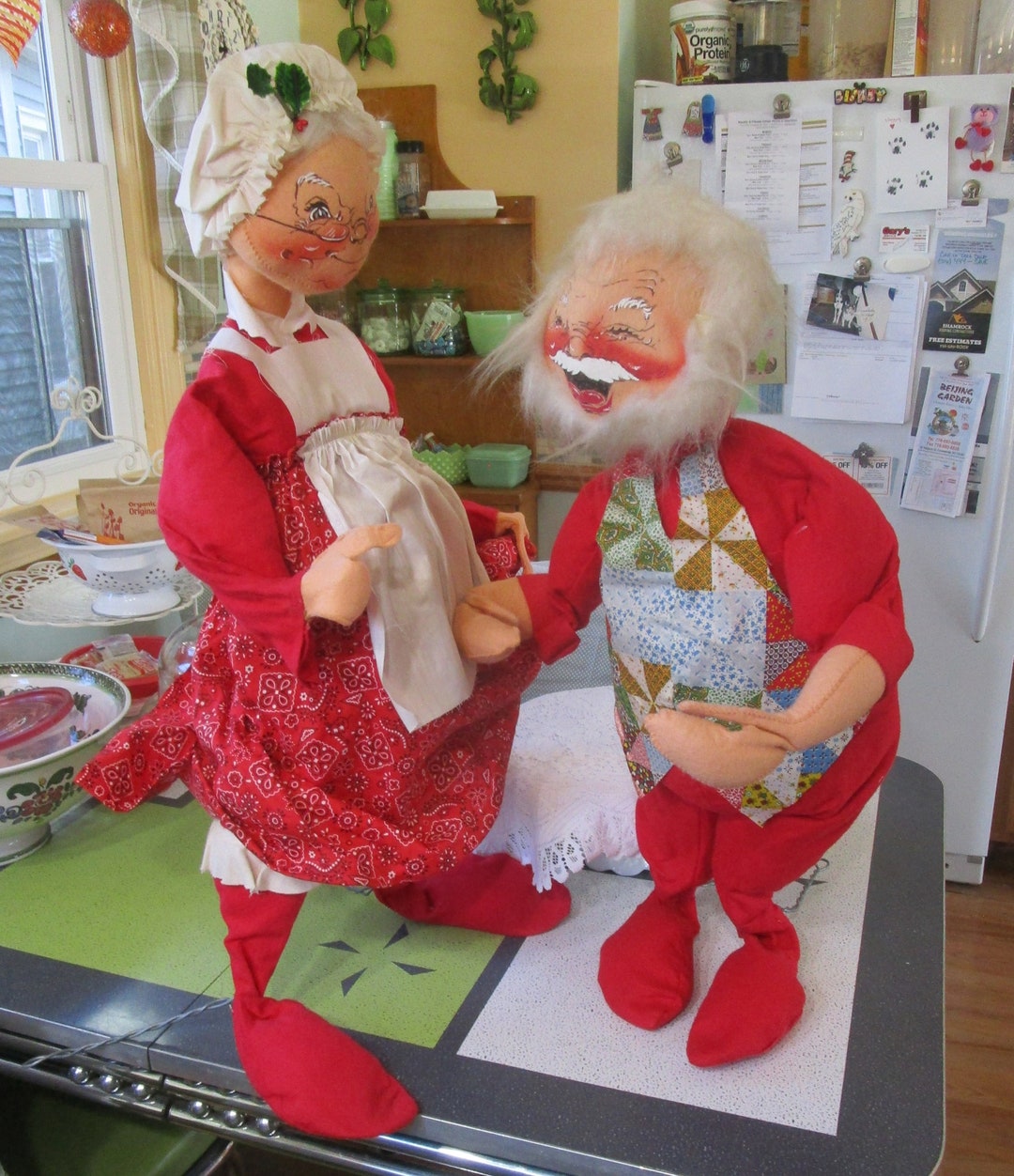 1971, 28 and 25 In, Annalee Santa, Mrs Claus, Annalee Dolls, Annalee ...