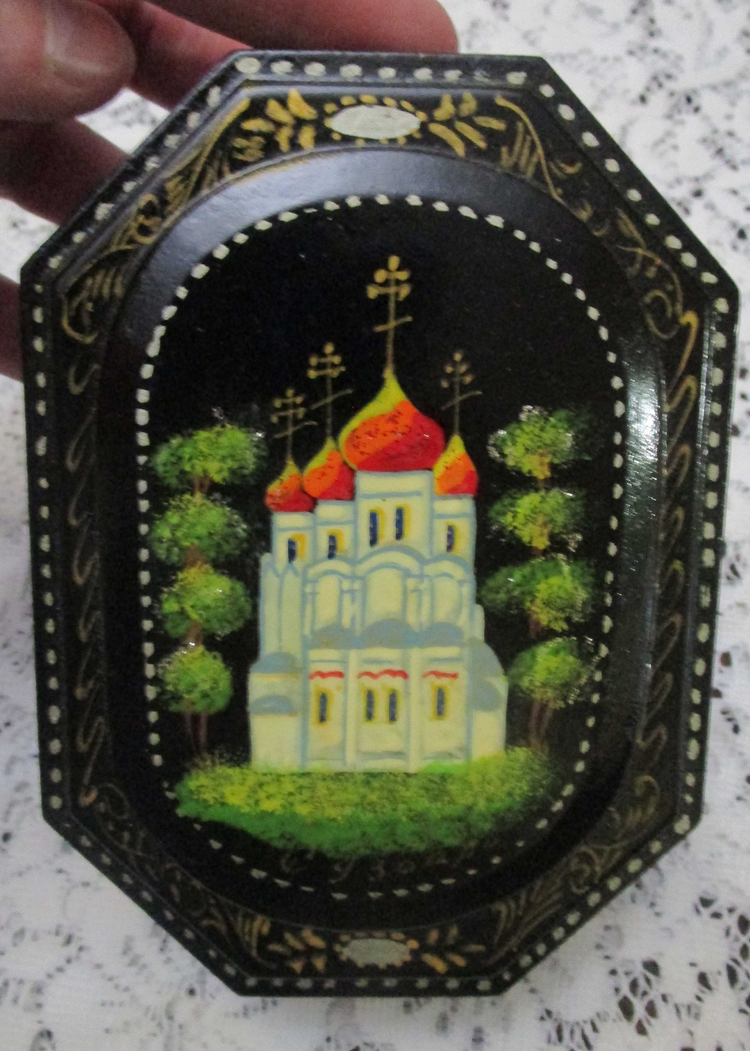 Russian Box, Trinket Box, Laquered Box, Vintage Boxes, Russian Art ...