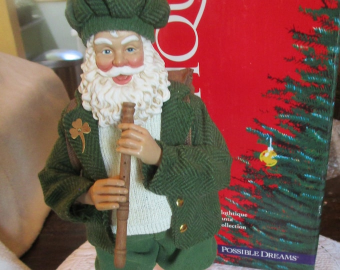 Clothtique Santa, Irish Santa, Celtic, Irish Christmas, Possible Dreams ...
