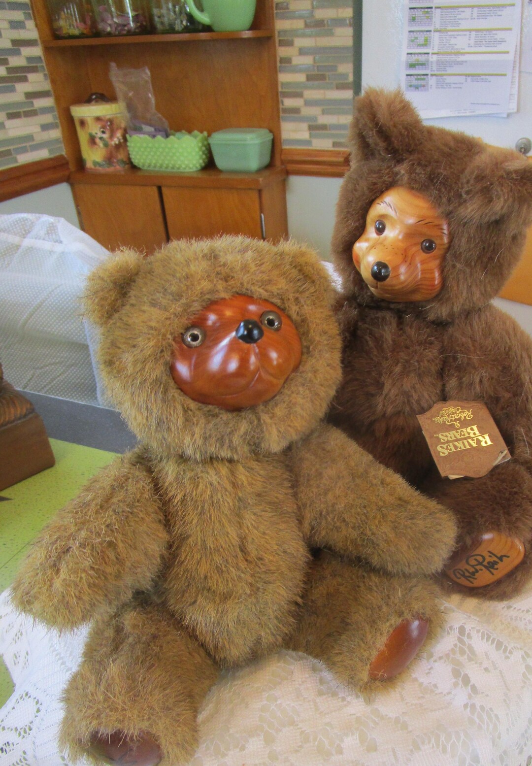 2, Raikes Bears, Artist Signed, Teddy Bears, Brown Bears, Toy Bears ...