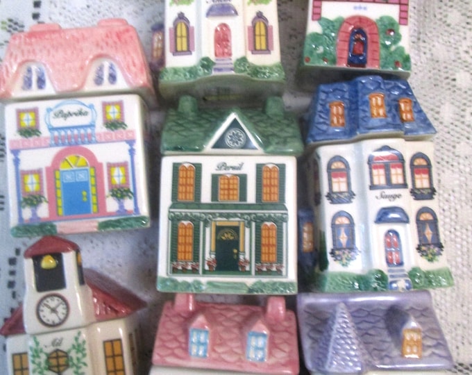 8 Spice Houses Avon Houses Spice Jars Vintage Avon Spice - Etsy