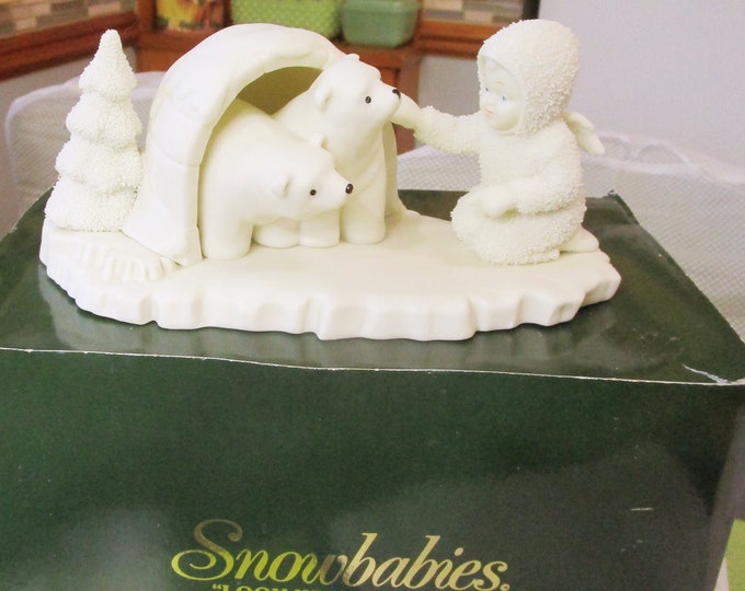 Snowbaby Figurine, Look What I Found, Vintage Snowbabies, Dept 56 ...