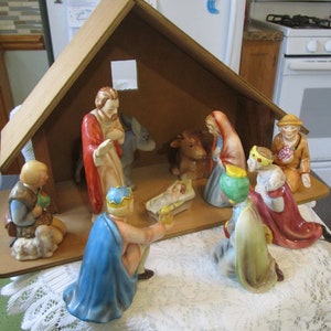 Goebel Nativity Set, West Germany, Vintage Nativity, Goebel Christmas ...