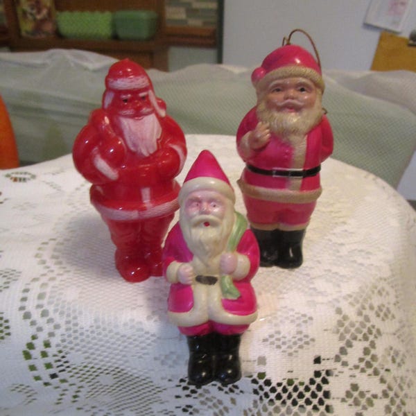 Plastic Santa - Etsy