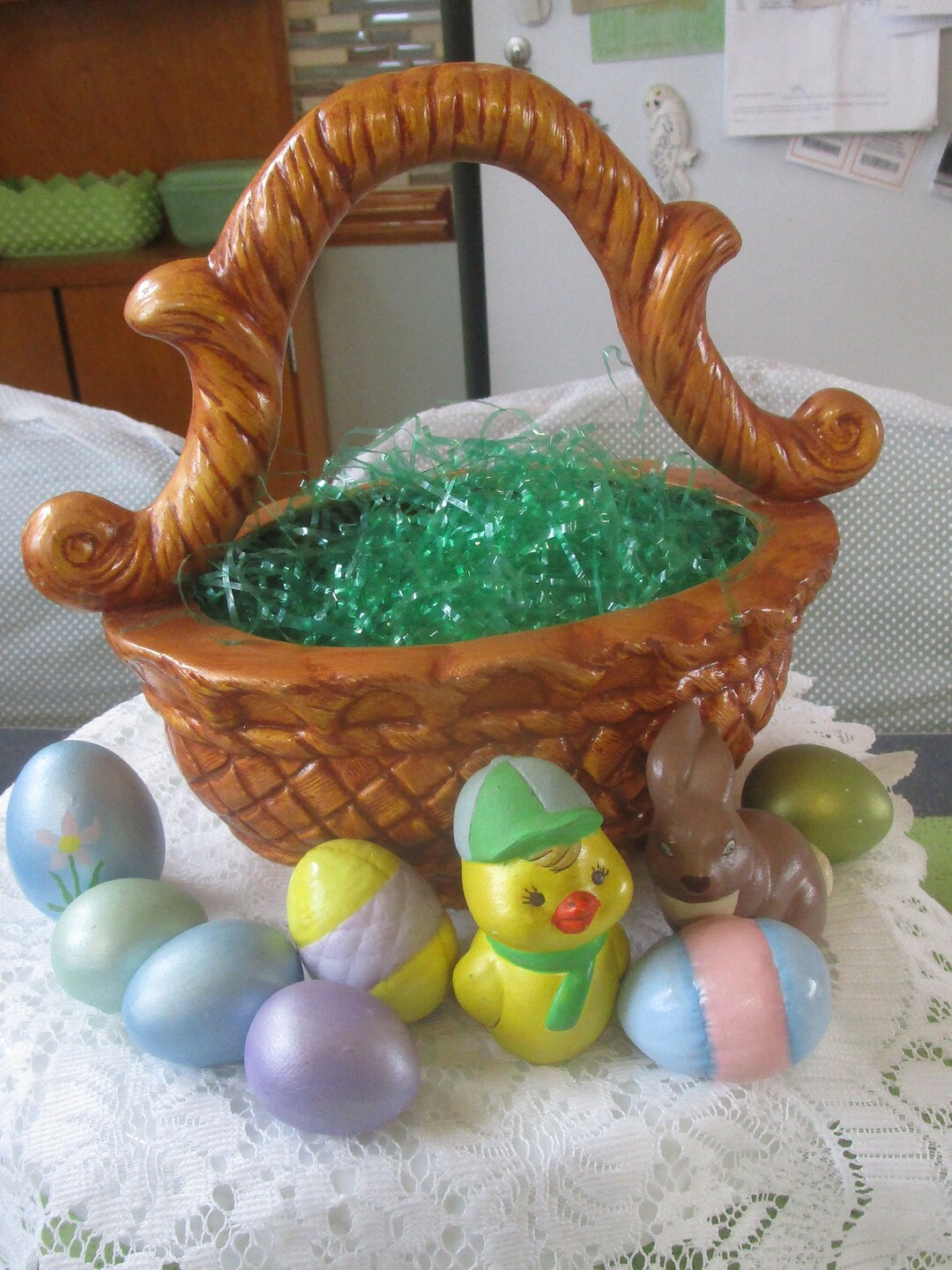 Easter Ceramics, Ceramic Basket, Ceramic Egg, Easter Chick, Easter ...