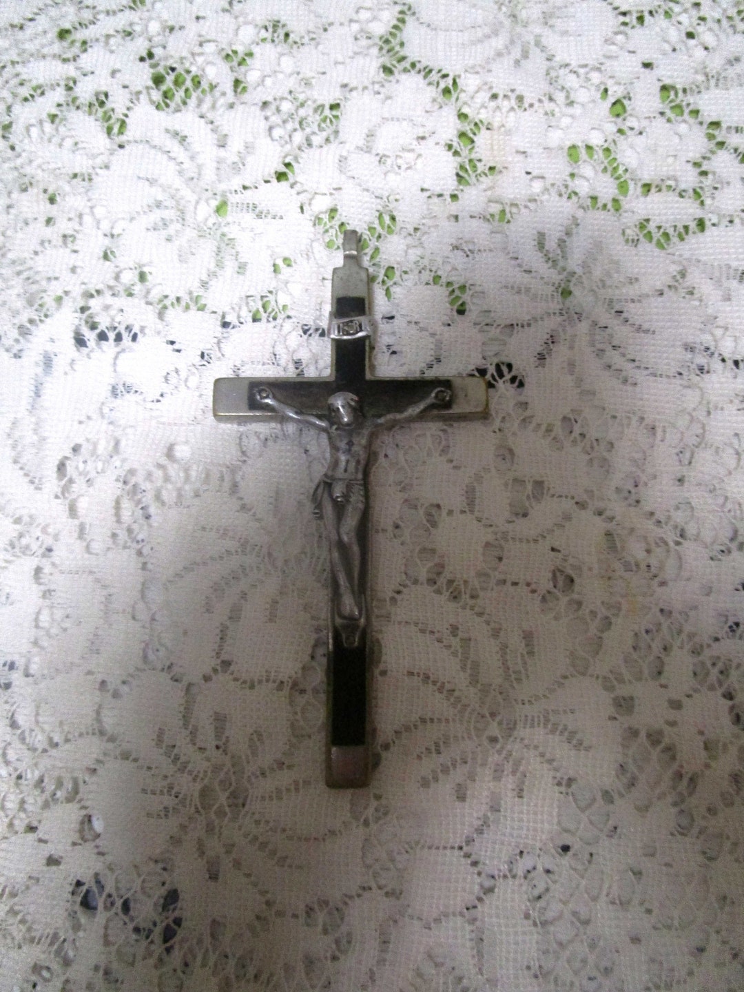 Antique Cross Ebony Cross Crucifix Vintage Religious - Etsy
