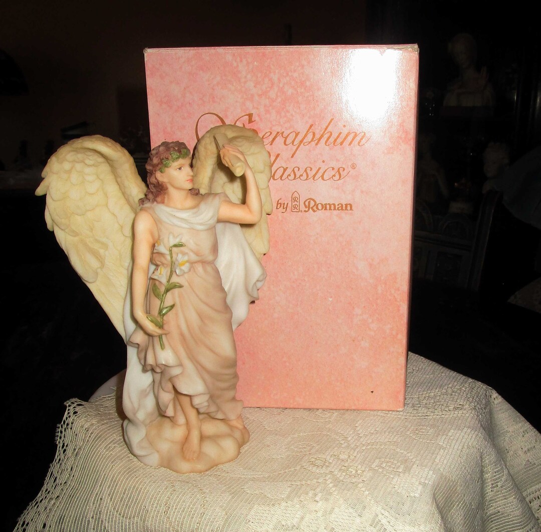 1995, Seraphim Angel, Gabriel, Angel Figurine, Roman Angels, Vintage ...