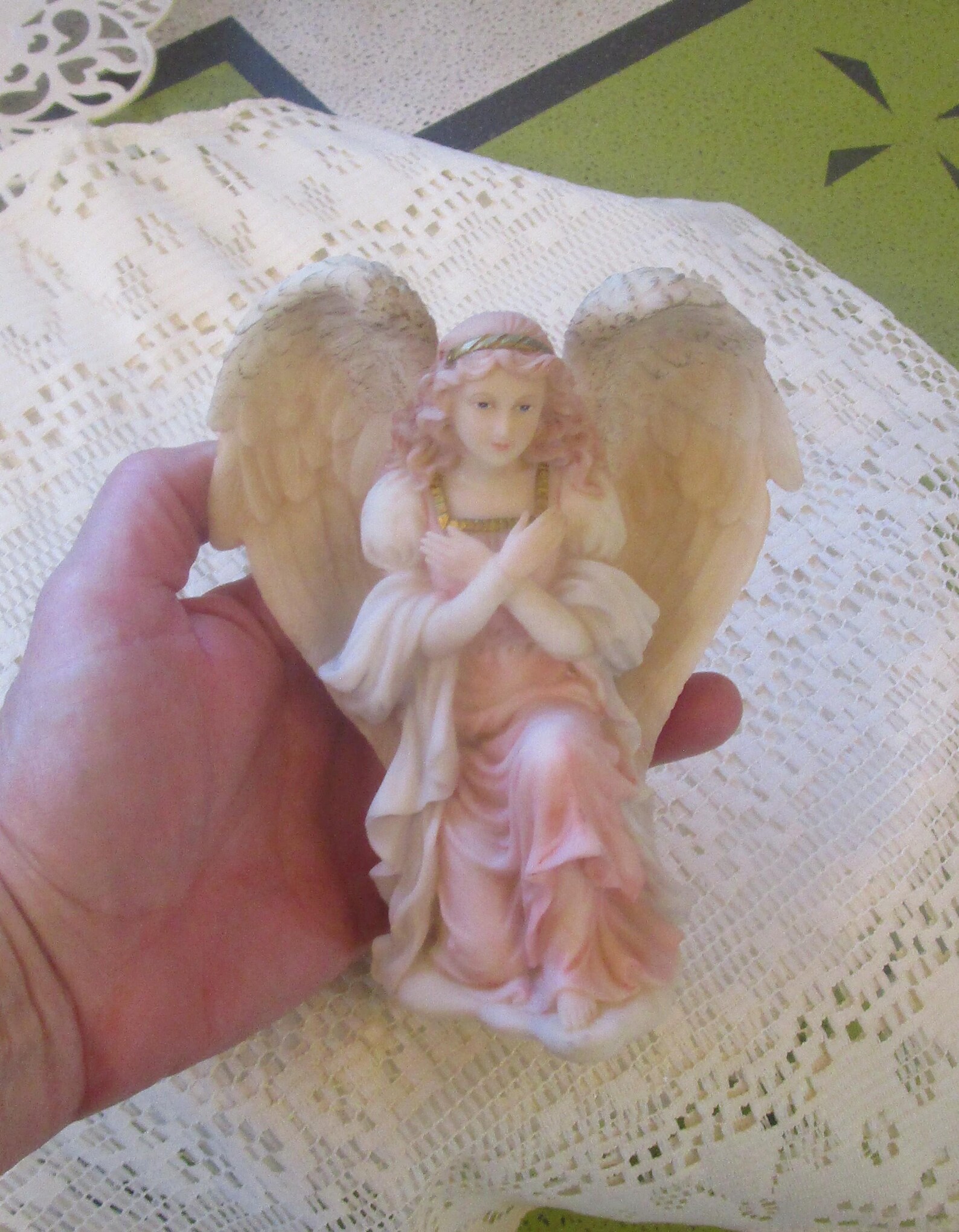 Seraphim Angel, Felicia, Adoring Maiden, Angel Figurine, Nativity Angel ...