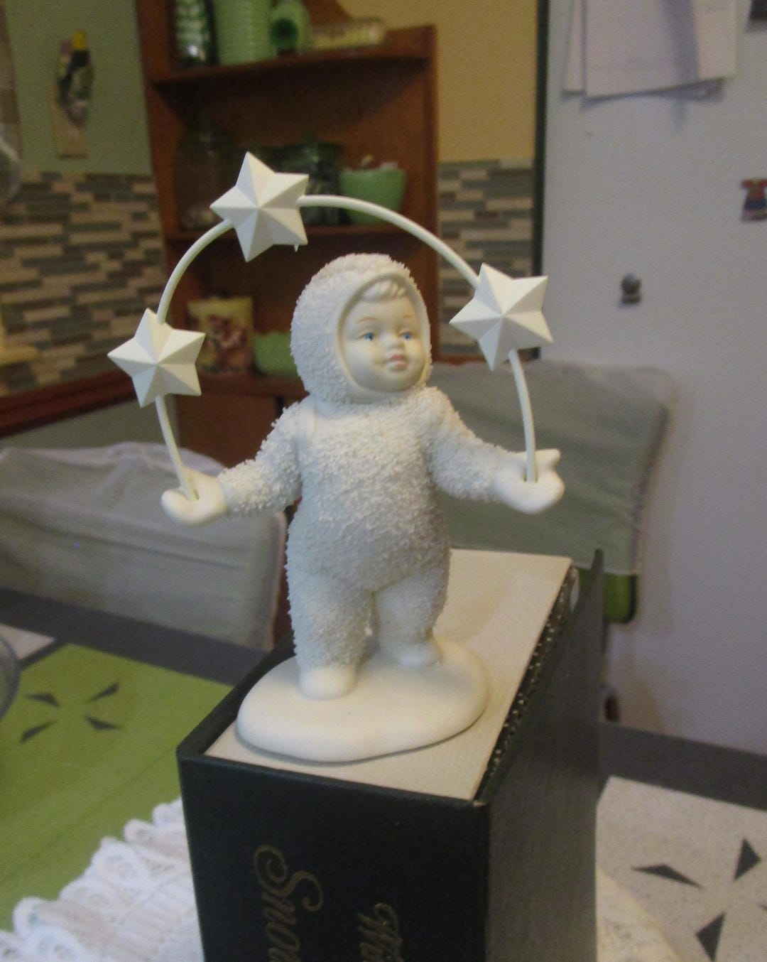 Snowbaby Figurine, Look What I Can Do , Vintage Snowbabies, Dept 56, Christmas Figurines ...