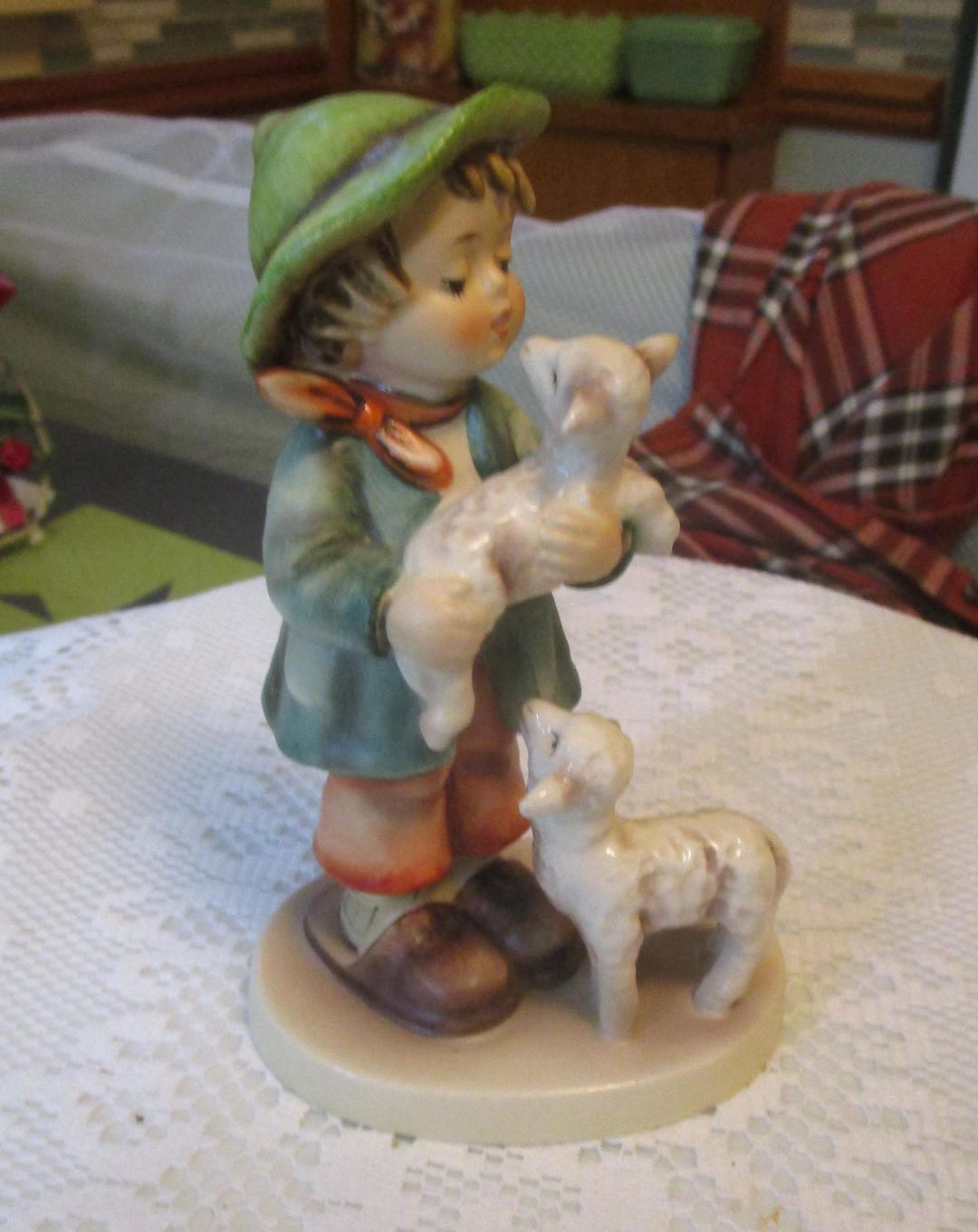 Shepherd Figurine, Hummel Figurine, Hummel Shepherd, Shepherds Boy, Hummel Lamb, Goebel Figurine ...