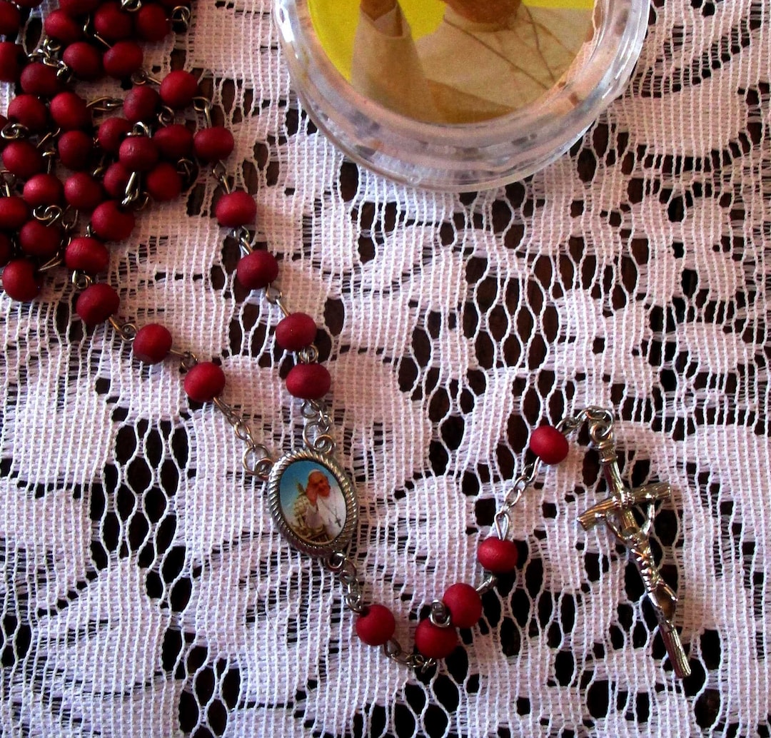 Italian Rosary, Pope Rosary, Pope Francis, Rose Petal Rosary, Prayer ...