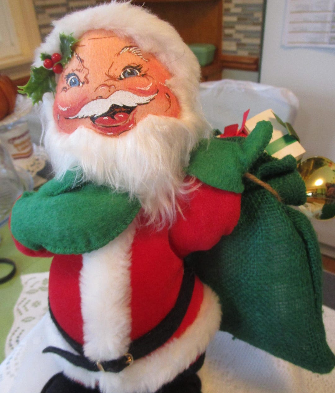 12in, Annalee Santa, Santa Doll, Annalee Dolls, Annalee Christmas, Soft ...