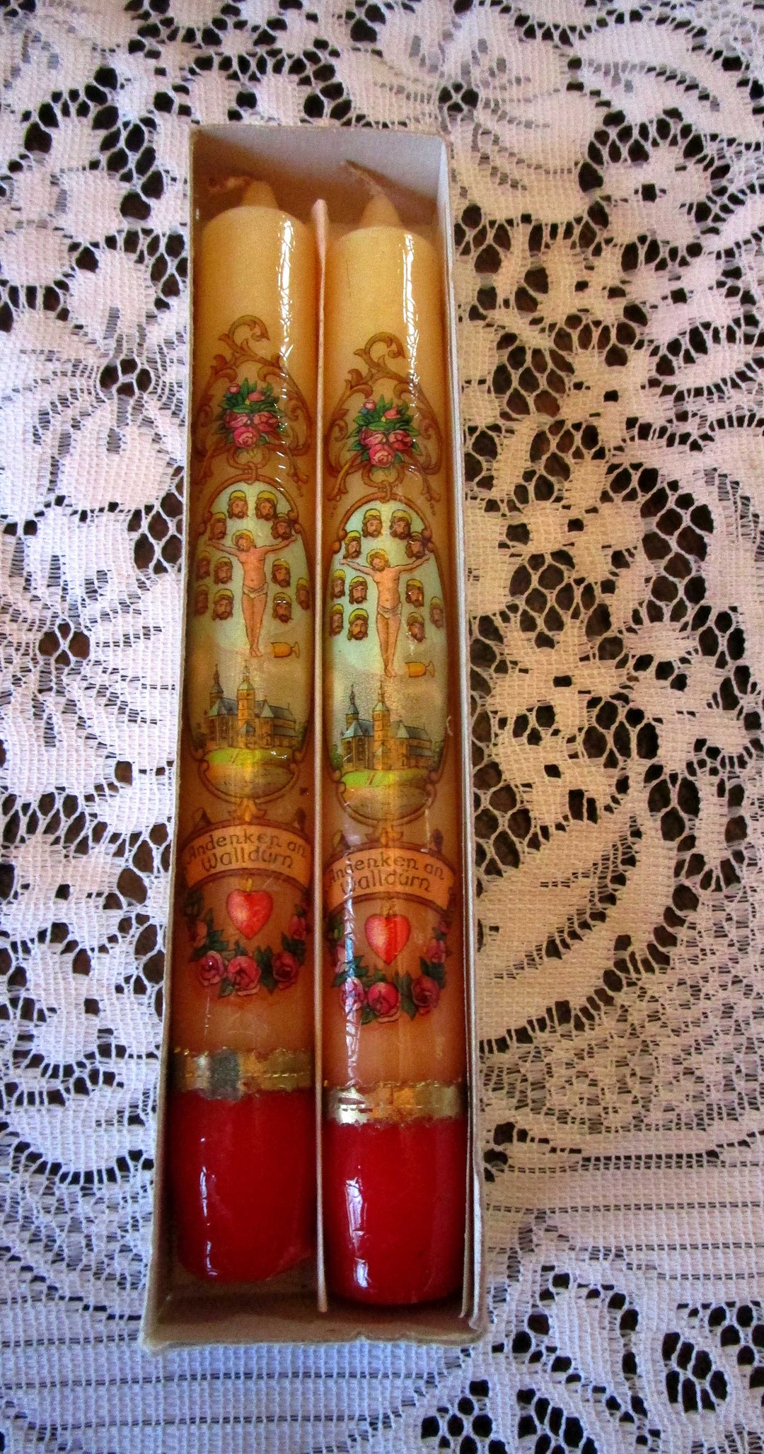 German Candles, Religious Candles, Altar Candles, Sacred Heart ...