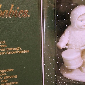Snowbaby Figurine, Shall I Play for You, Vintage Snowbabies, Dept 56 ...