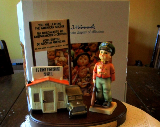 Hummel, Checkpoint Charlie, Army, Military, Goebel Figurines, Vintage ...