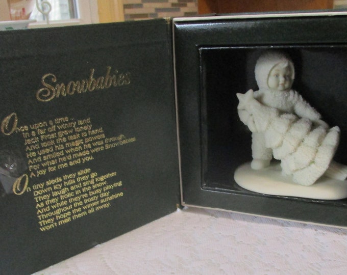 Snowbaby Figurine, Vintage Snowbabies, Dept 56, Christmas Figurines ...