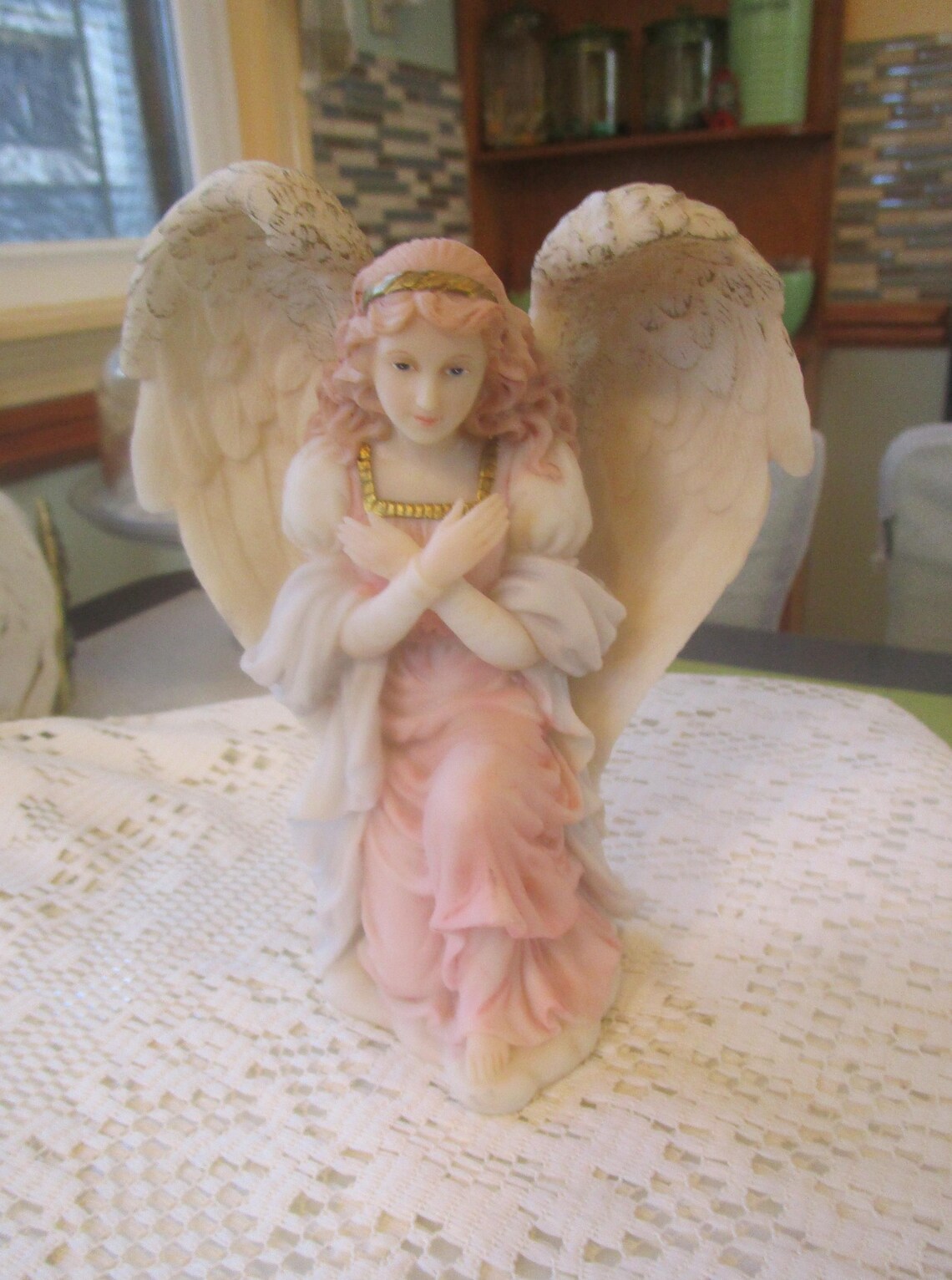 Seraphim Angel, Felicia, Adoring Maiden, Angel Figurine, Nativity Angel ...