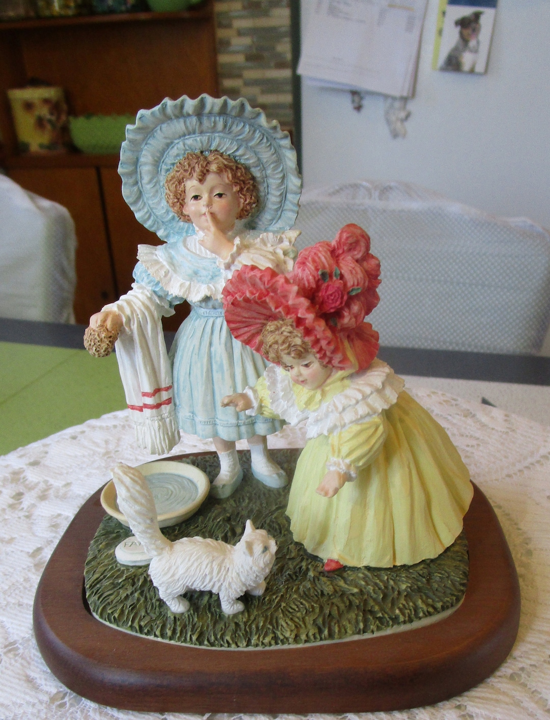 Maud Humphrey Bogart, Kittys Bath, Limited Edition, Vintage Figurine ...