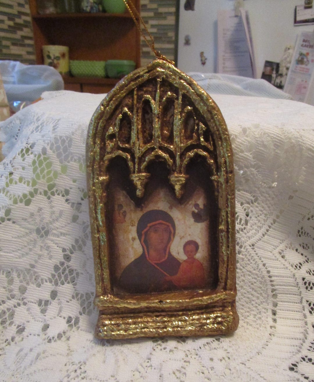 Religious Plaque, Madonna, Orthodox, Religious Decor, Vintage Religious ...