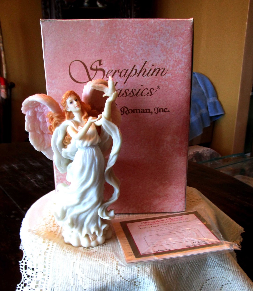 1997 Seraphim Angel Dedication Angel Angel Figurine Roman - Etsy