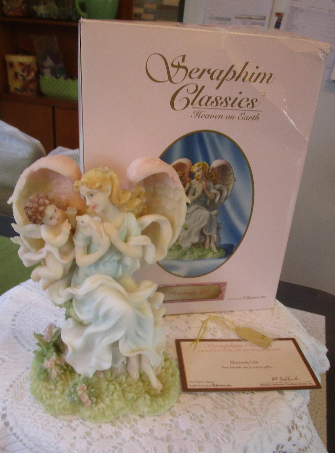 Seraphim Angel, Angel Figurines, Heavenly Gift, Roman Inc, Guardian ...