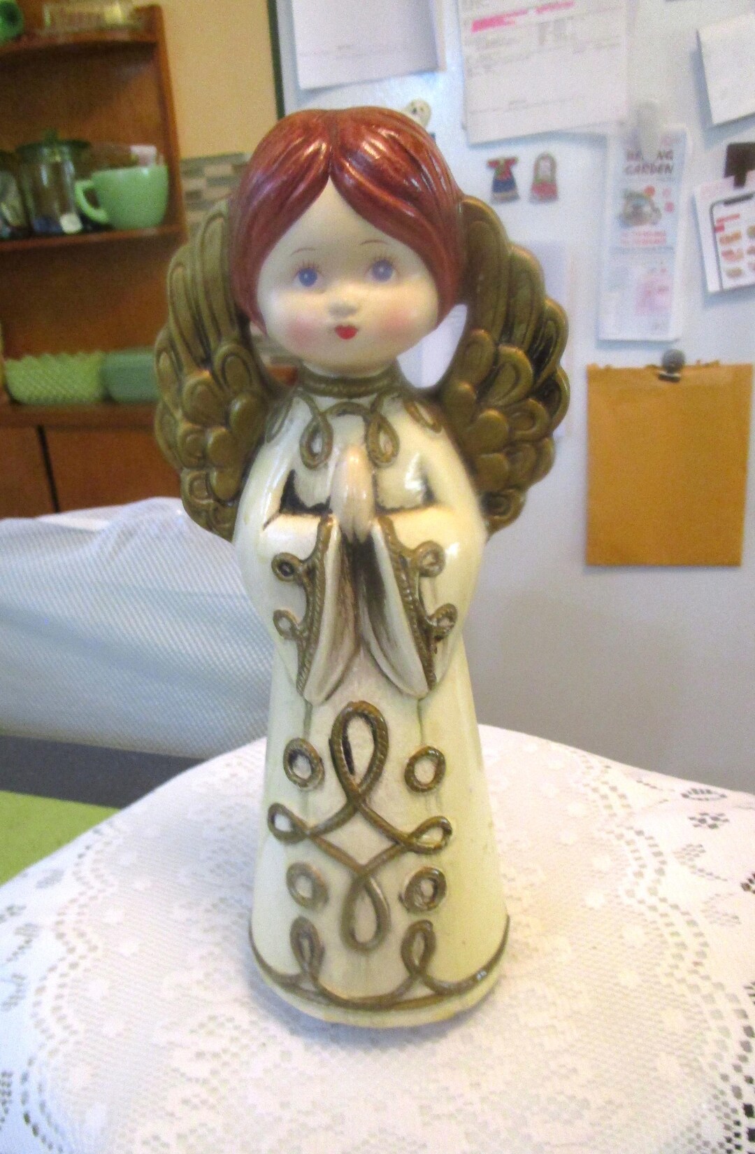 Mache Angel, Music Box, Silent Night, Christmas Angel, Christmas Music ...