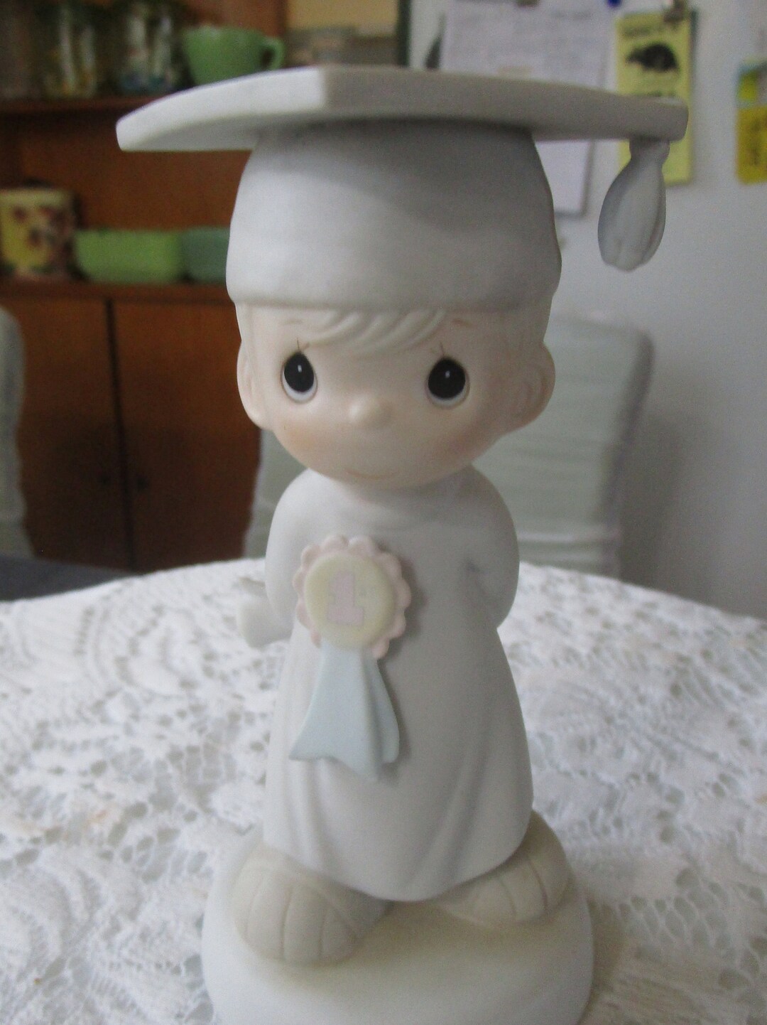 1986, Precious Moments, Graduation Figurine, God Bless, Vintage ...