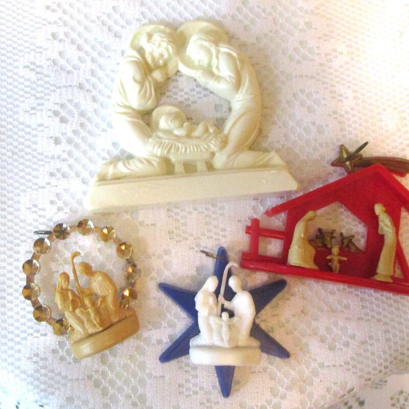 Plastic Nativity - Etsy