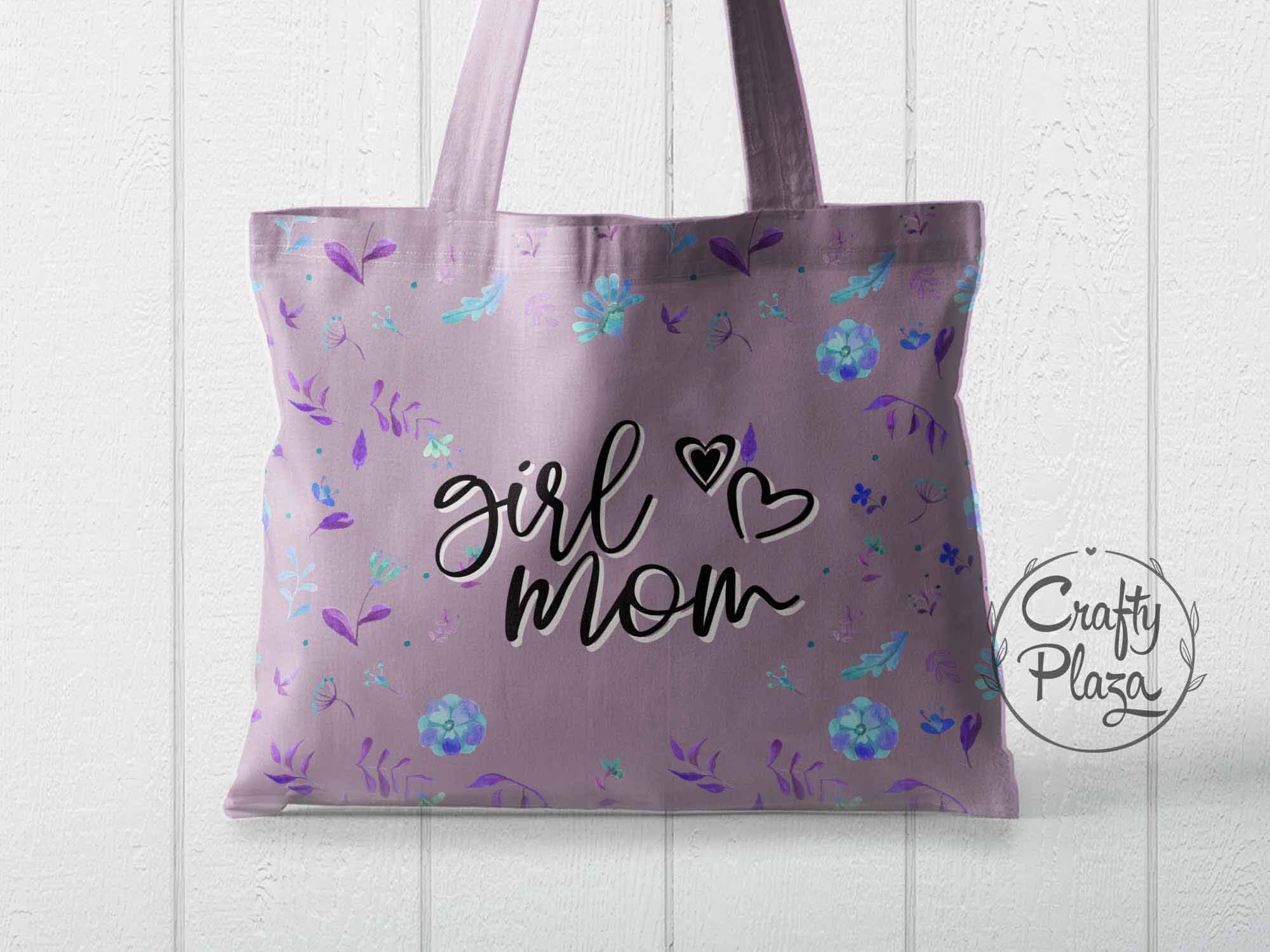 Girl Mom 3 SVG Design PNG DXF Cut File for Cricut, Silhouette, Laser ...