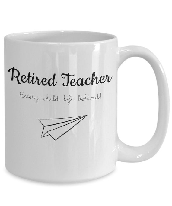 Maestra jubilada divertida taza de café regalo para maestro - Etsy España