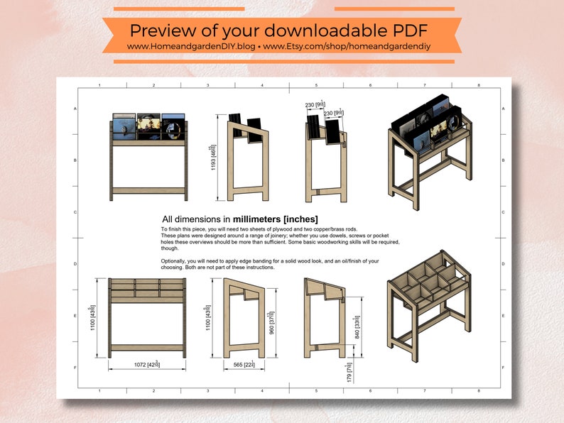 Vinyl Record Storage Display Unit - DIY Digital Download Plans for ...