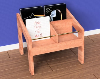 Vinyl Record Display Unit Woodworking Plans - Etsy
