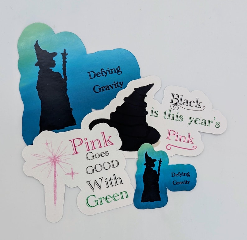 Wicked Themed Stickers - Etsy
