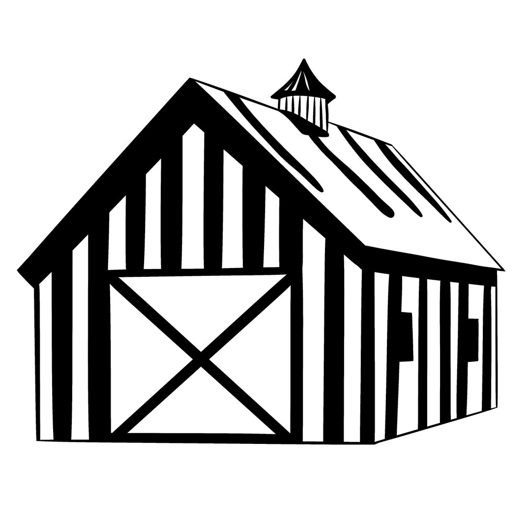 Farmhouse Barn Svg Png Jpeg Fileclip Art Instant Download - Etsy