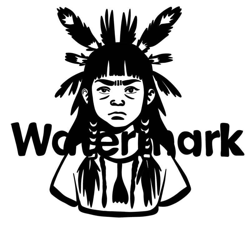 Native American Indian SVG Png Jpeg Fileclip Art Instant - Etsy Australia