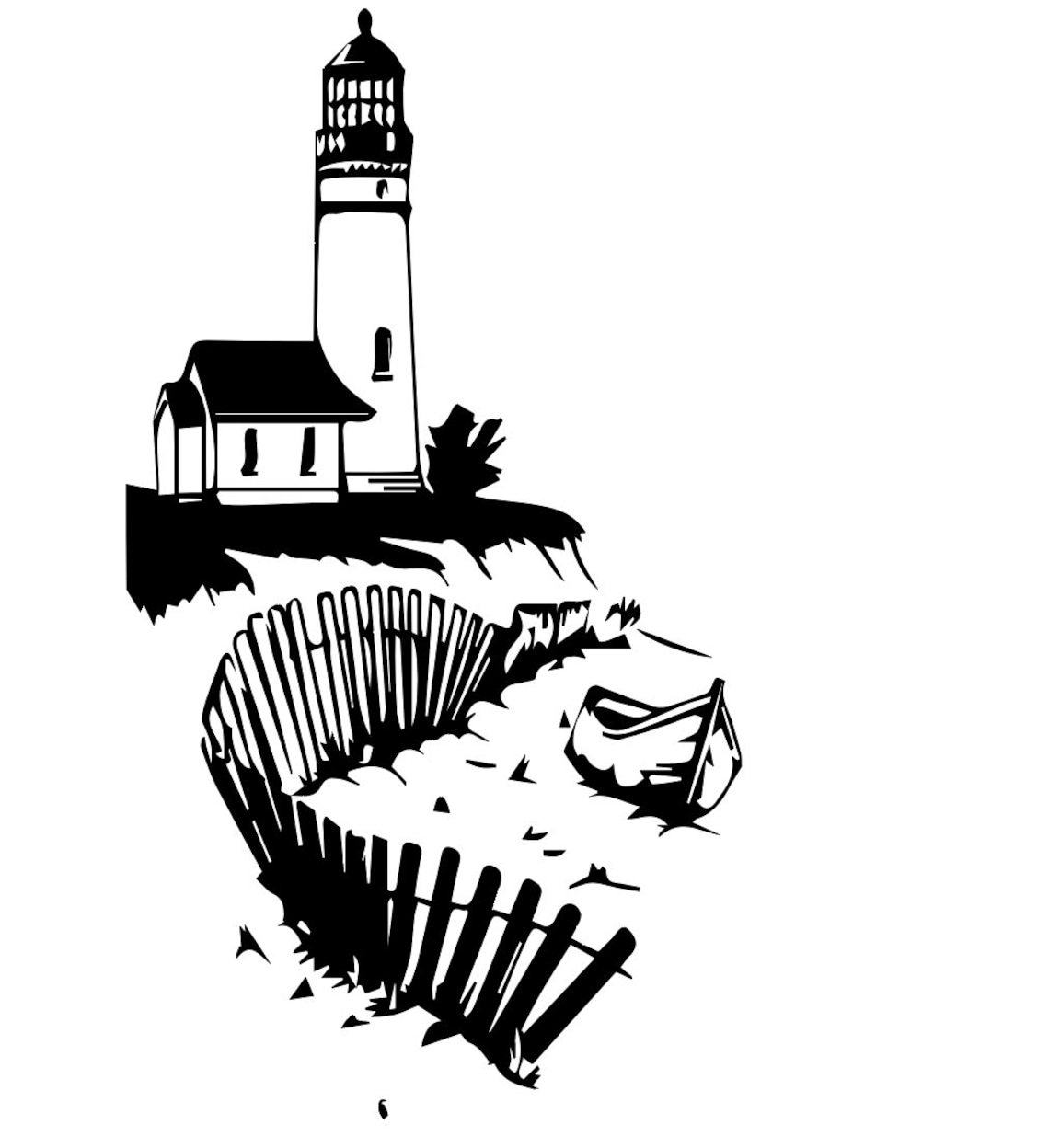 Svg, Eps, Ai, File, Instant Download, Silhouette, Lighthouse , Beach ...