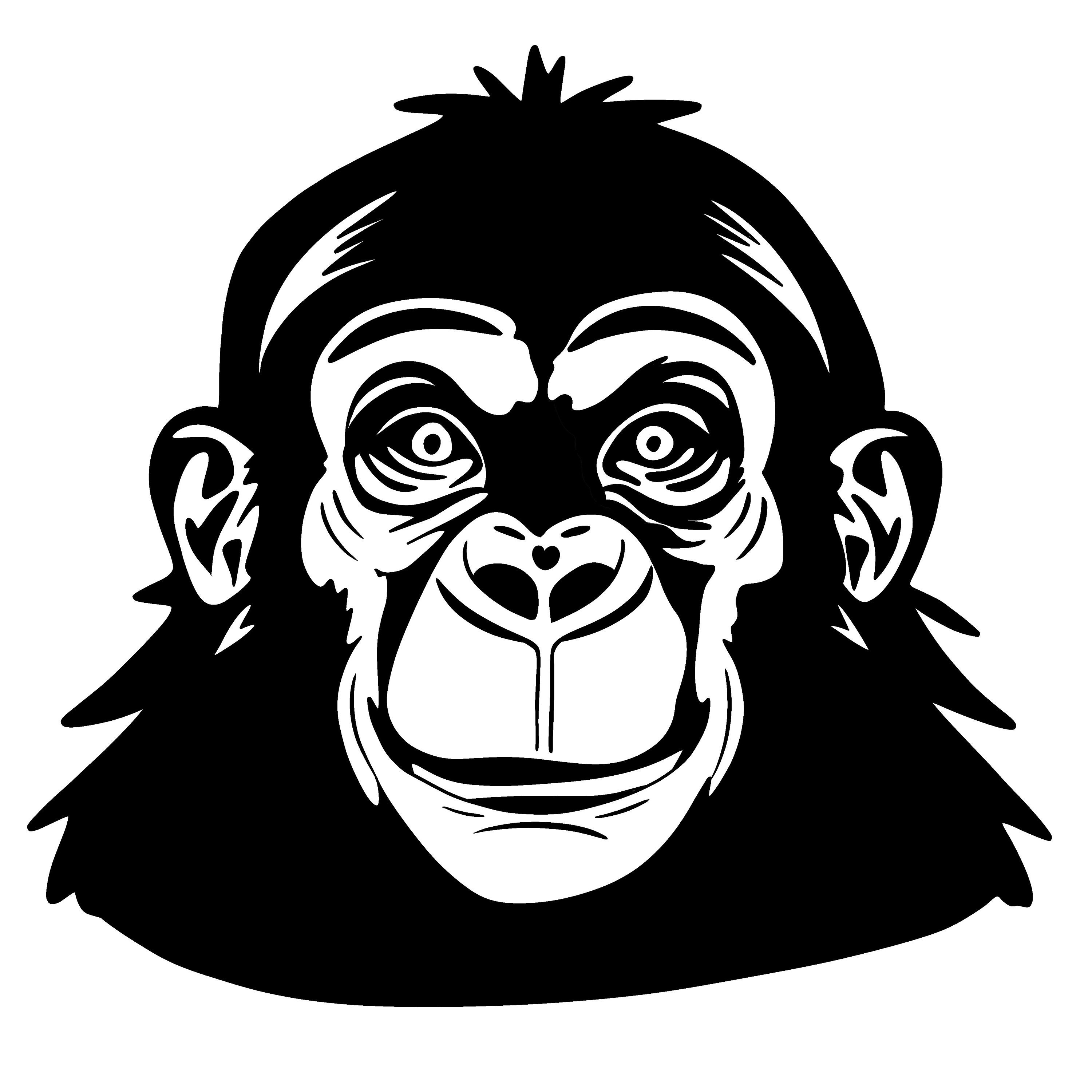 Monkey Svg Png Jpeg Svg File,clip Art, Instant Download, Cricut ...