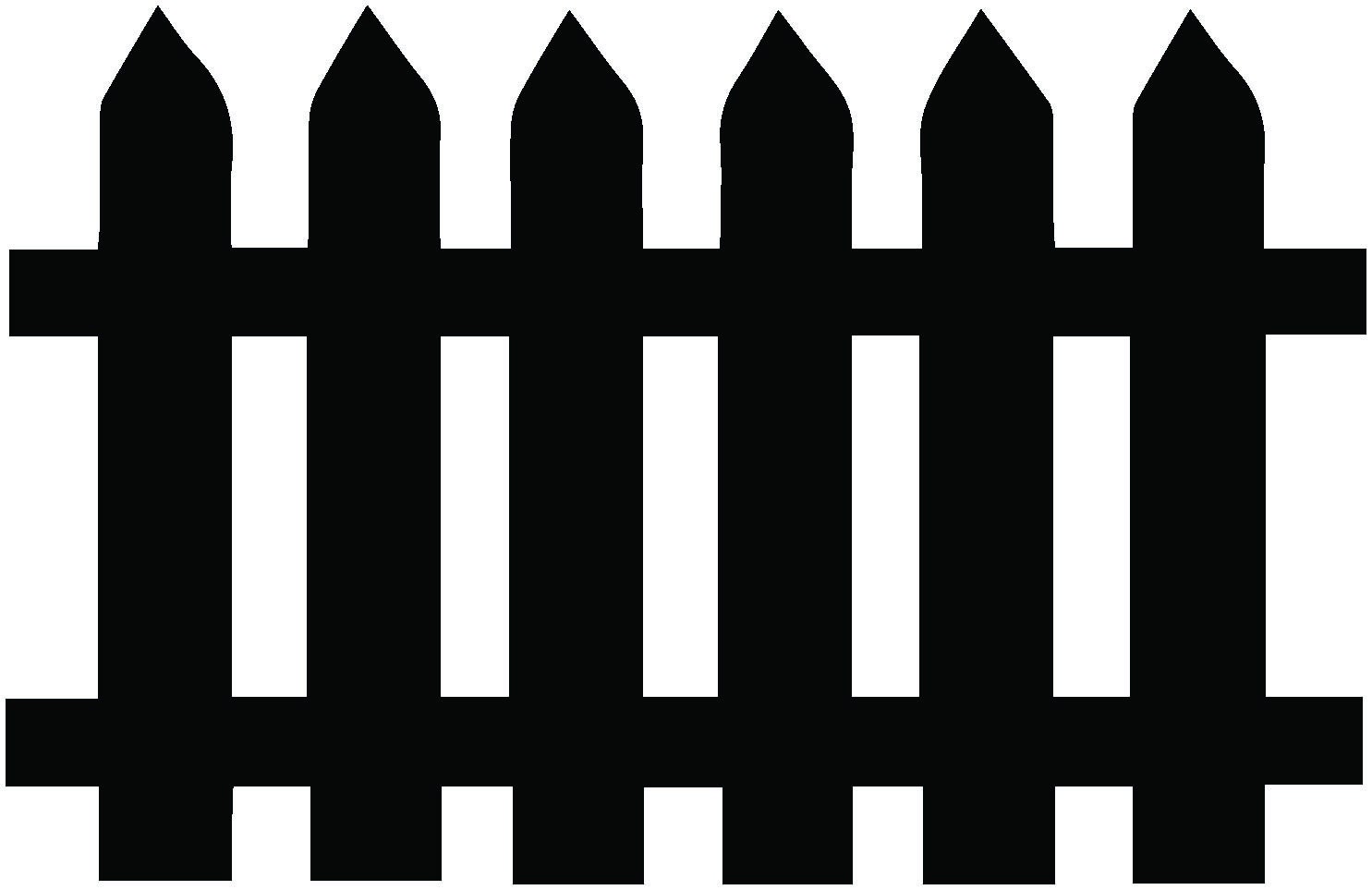 Scrapbooking Clip Art & Image Files Fence Sign Silhouette Instant ...