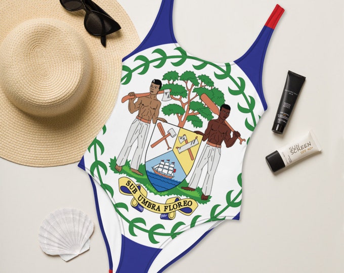 Belize One-piece Swimsuit Caribbean Swimsuits Baecation Vacation ...