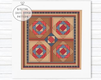 Cross Stitch/diamond Painting Quilt Pattern World's Fair - Etsy