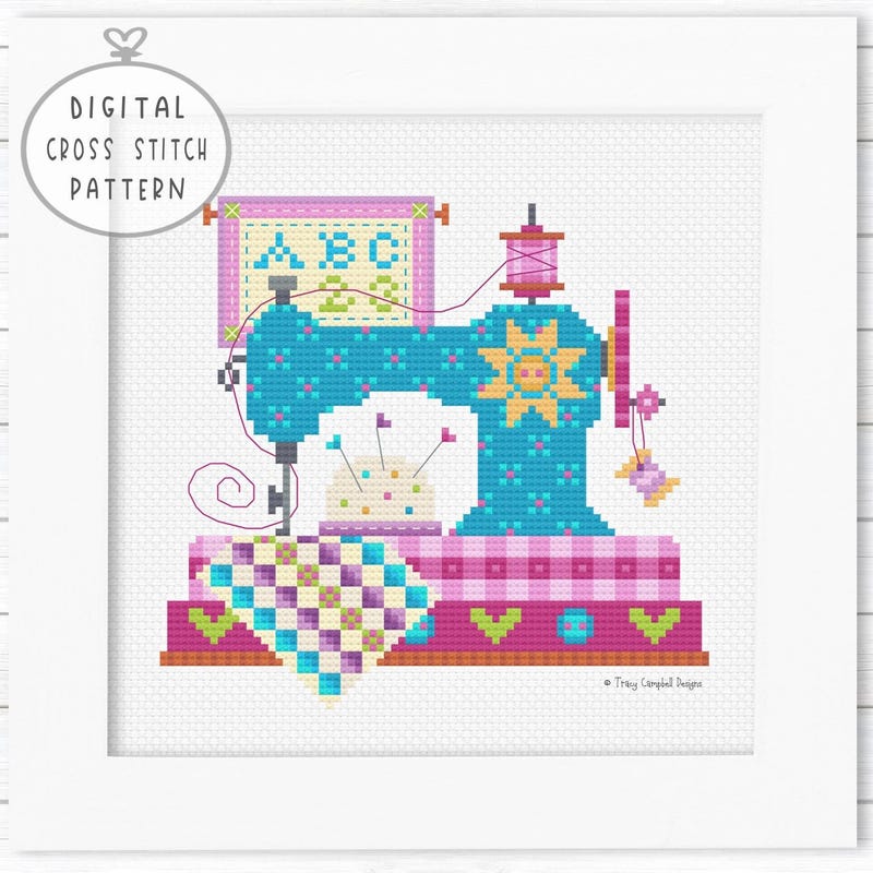 Machine Cross Stitch - Etsy