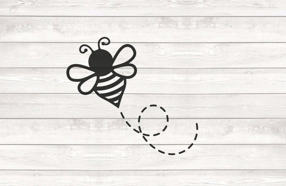 Bee Dotted Line Svg Png Files for Cricut/silhouette bee Kind - Etsy UK