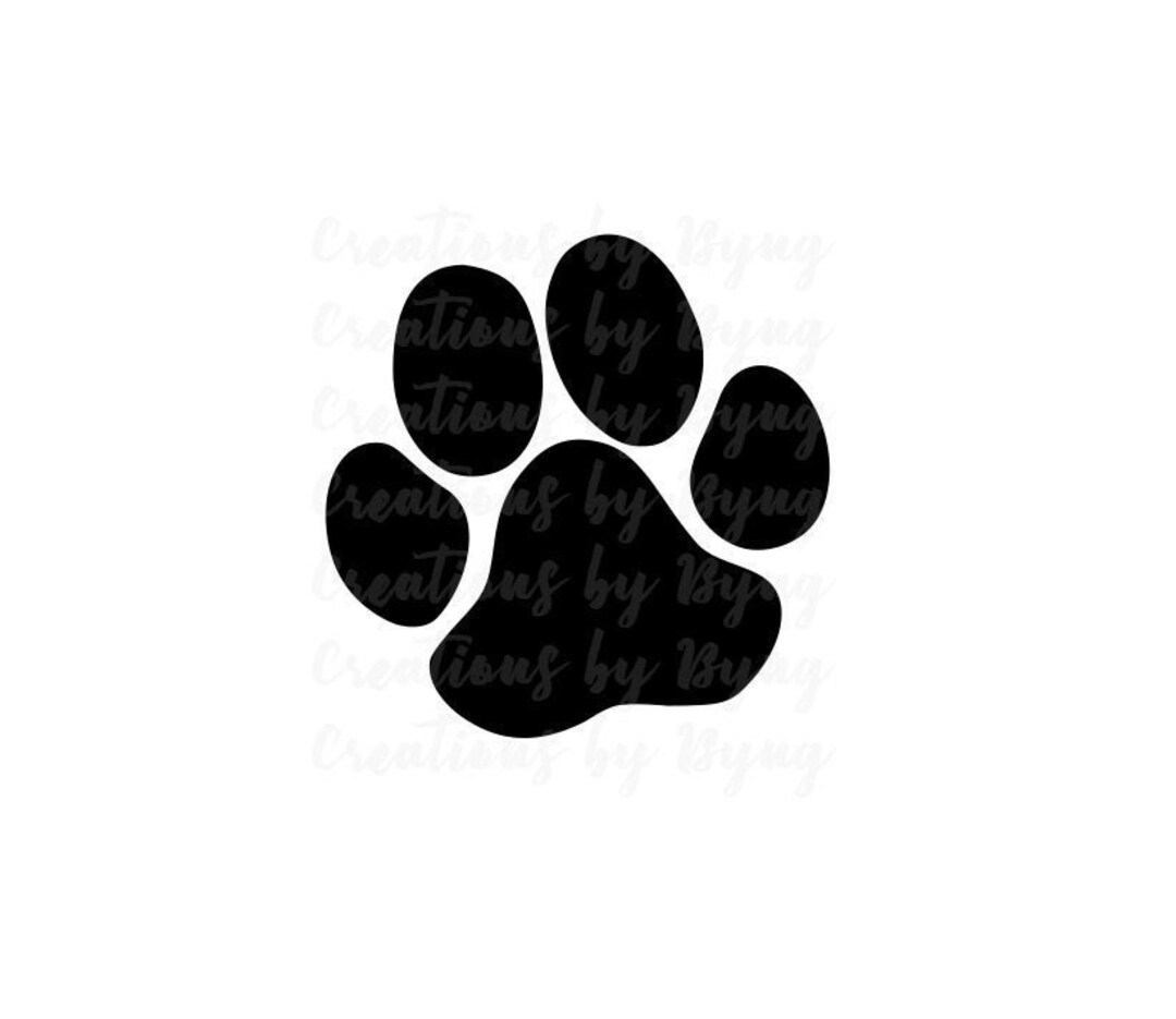 Paw Print Svg Png Files | Cut Files for Cricut/silhouette | Digital ...