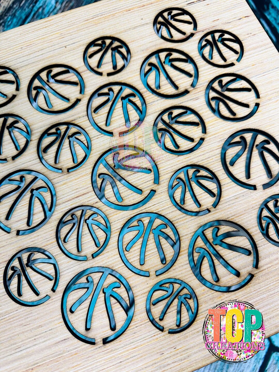 Basketball Pattern/shapes Bleaching Stencils Bleached Shirts Tool How ...