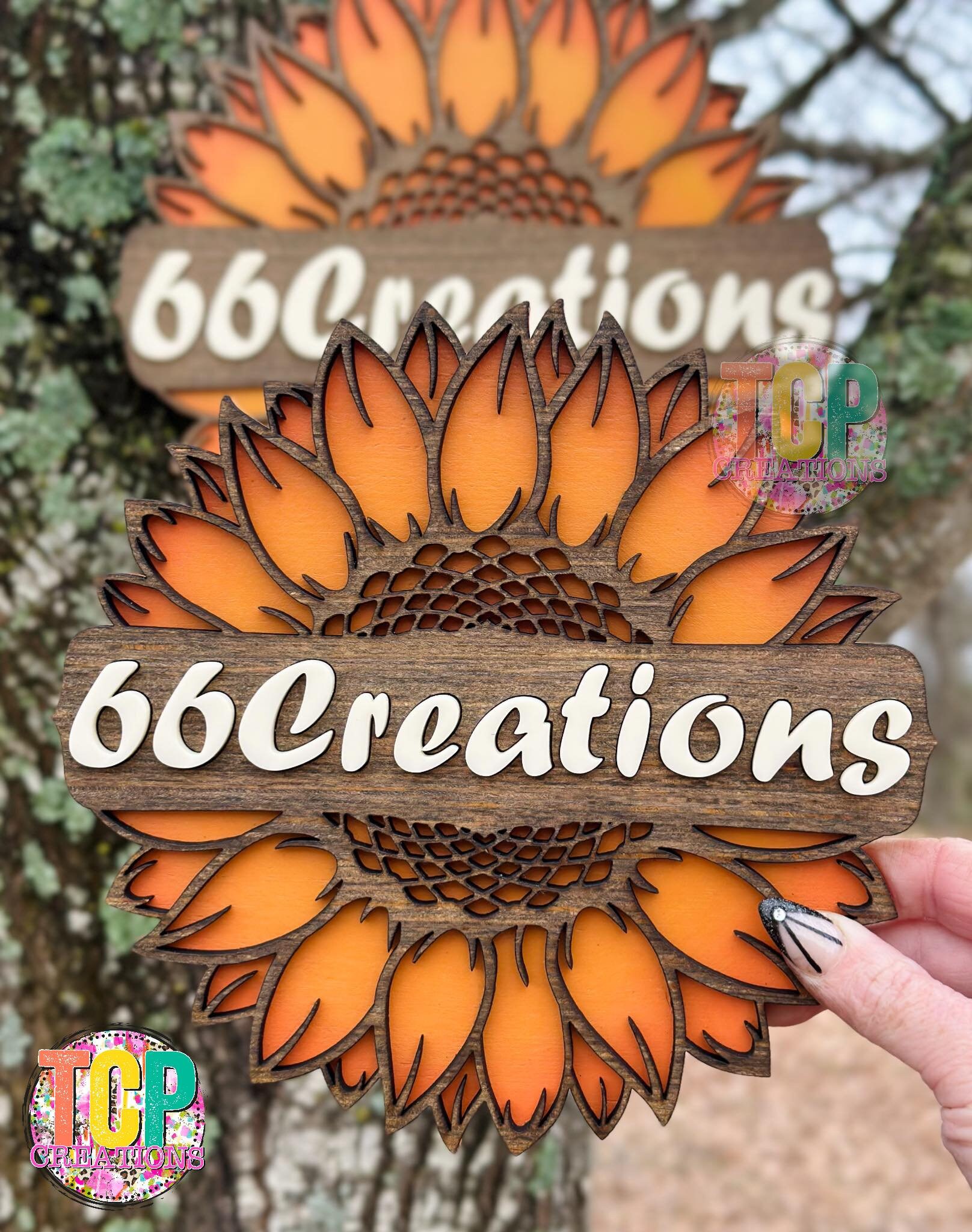 Physical Watermark/business Name Logo Sign customized Background Made ...