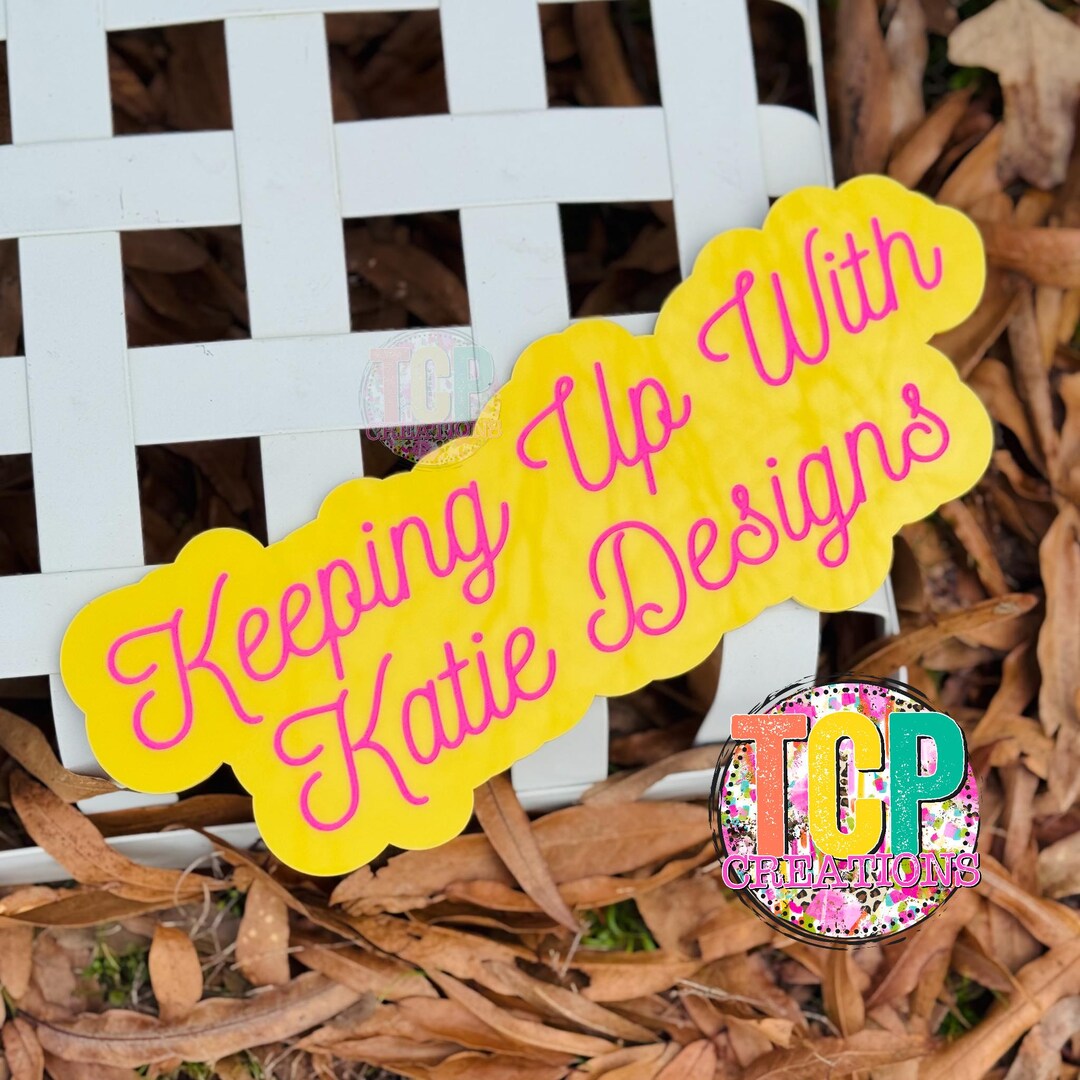 Personalized Watermark Sign: Sleek and Modern Design (NAME Only, NOT 3D ...