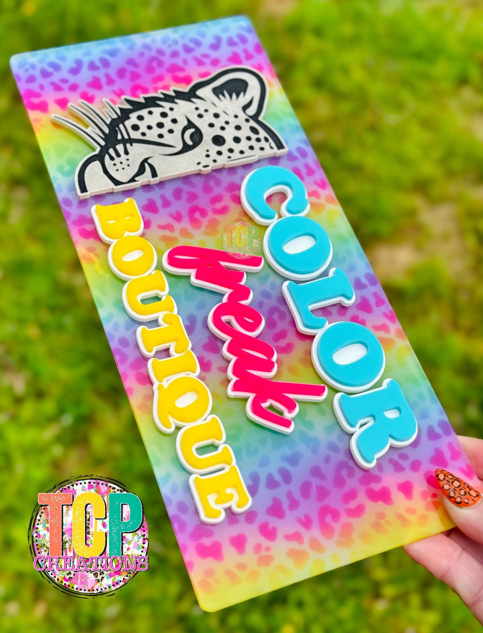 Physical Watermark/business Name Logo Sign (name With Small Icon ONLY ...