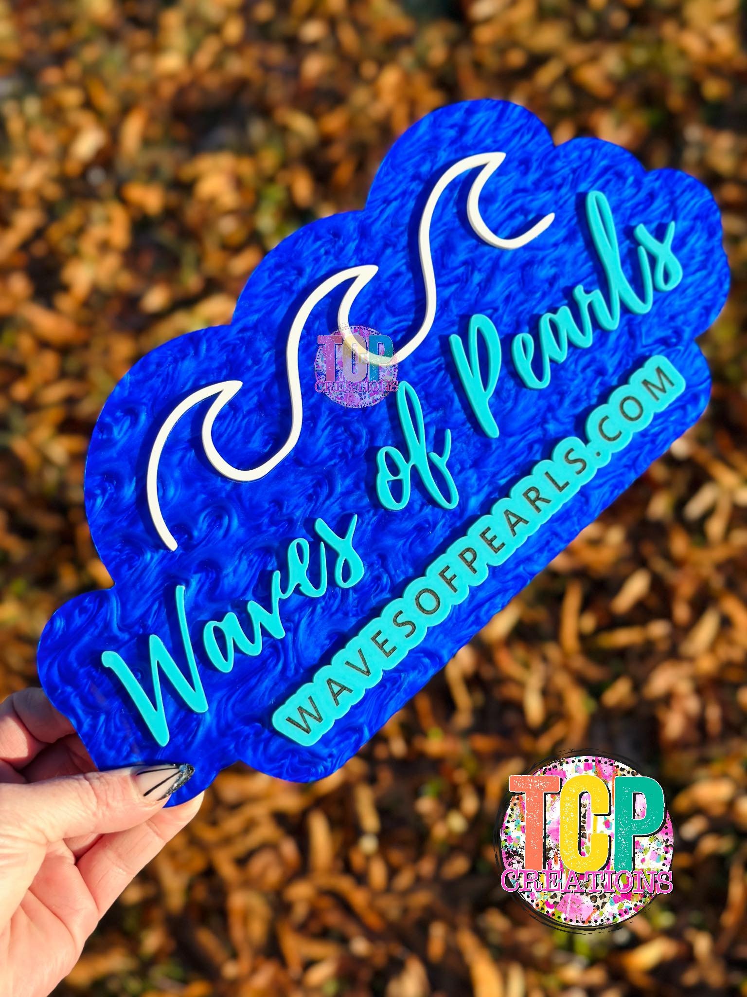 Physical Watermark/business Name Logo Sign (name With Small Icon ONLY ...