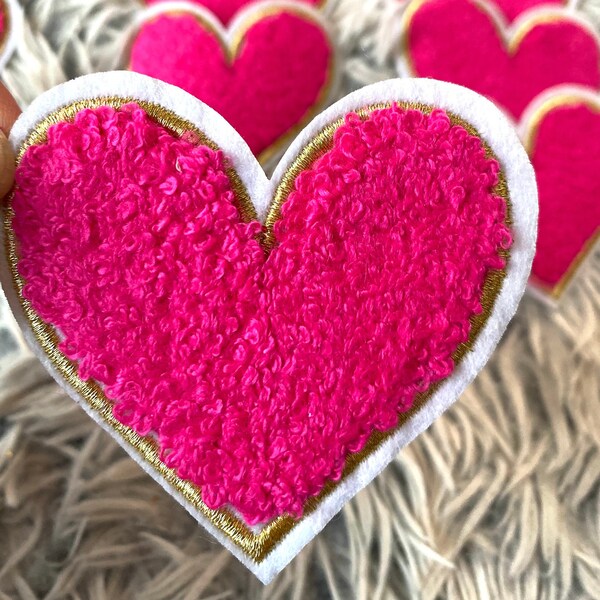 Chenille Hearts - Etsy